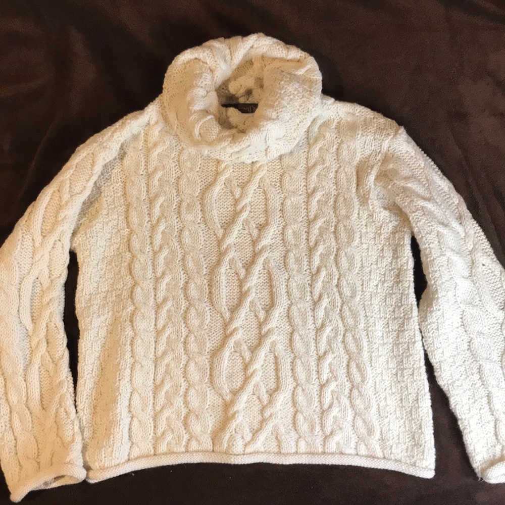 Inis Crafts 100% Merino Wool Small Ireland Sweater - Gem